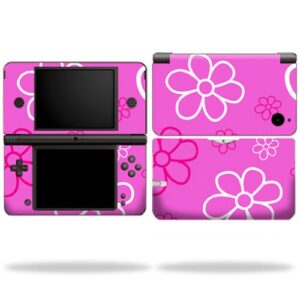 mightyskins skin compatible with nintendo dsi xl wrap sticker skins flower power