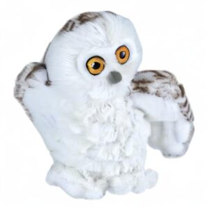 Wild Republic Snowy Owl Plush, Stuffed Animal, Plush Toy, Gifts for Kids, Cuddlekins 8 Inches