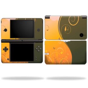 mightyskins skin compatible with nintendo dsi xl wrap sticker skins butterfly garden