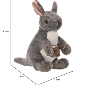 Wild Republic Kangaroo with Joey Plush, Stuffed Animal, Plush Toy, Gifts for Kids, Cuddlekins 8 Inches, 8", Model:10867