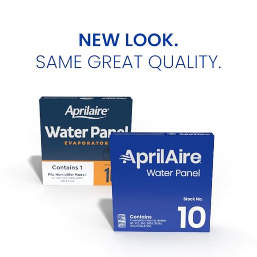 AprilAire 10 Water Panel Humidifier Filter Replacement for AprilAire Whole-House Humidifier Models 110, 220, 500, 500A, 500M, 550, 550A, 558 (Pack of 1)