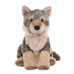 Wild Republic Wolf Plush, Stuffed Animal, Plush Toy, Gifts for Kids, Cuddlekins 12 Inches