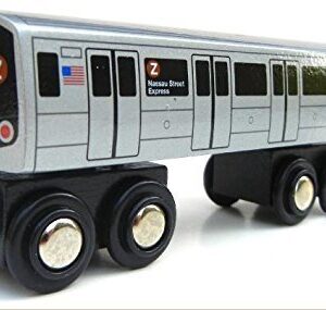 Munipals MP01-110Z Wooden Subway Train New York City MTA Z Nassau Street Express