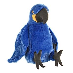 Wild Republic Hyacinth Macaw Plush, Stuffed Animal, Plush Toy, Gifts for Kids, Cuddlekins 12 Inches, Blue