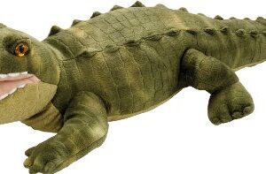 Wild Republic Green Alligator Plush, Stuffed Animal, Plush Toy, Gifts For Kids, Cuddlekins, 23"