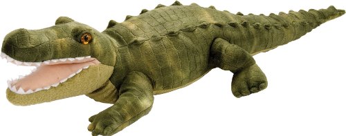 Wild Republic Green Alligator Plush, Stuffed Animal, Plush Toy, Gifts For Kids, Cuddlekins, 23"