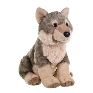 Wild Republic Wolf Plush, Stuffed Animal, Plush Toy, Gifts for Kids, Cuddlekins 12 Inches