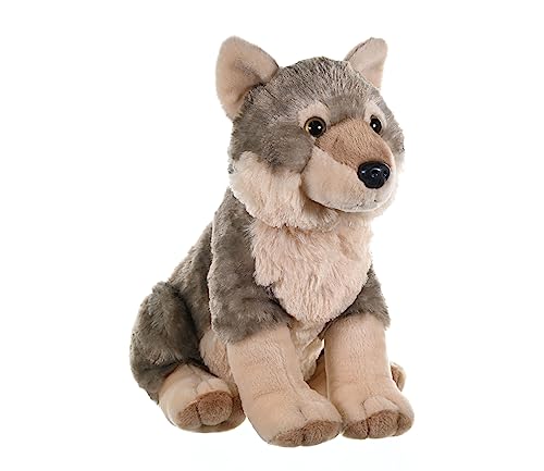 Wild Republic Wolf Plush, Stuffed Animal, Plush Toy, Gifts for Kids, Cuddlekins 12 Inches