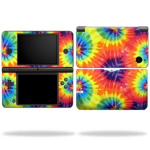 mightyskins skin compatible with nintendo dsi xl wrap sticker skins tie dye 2