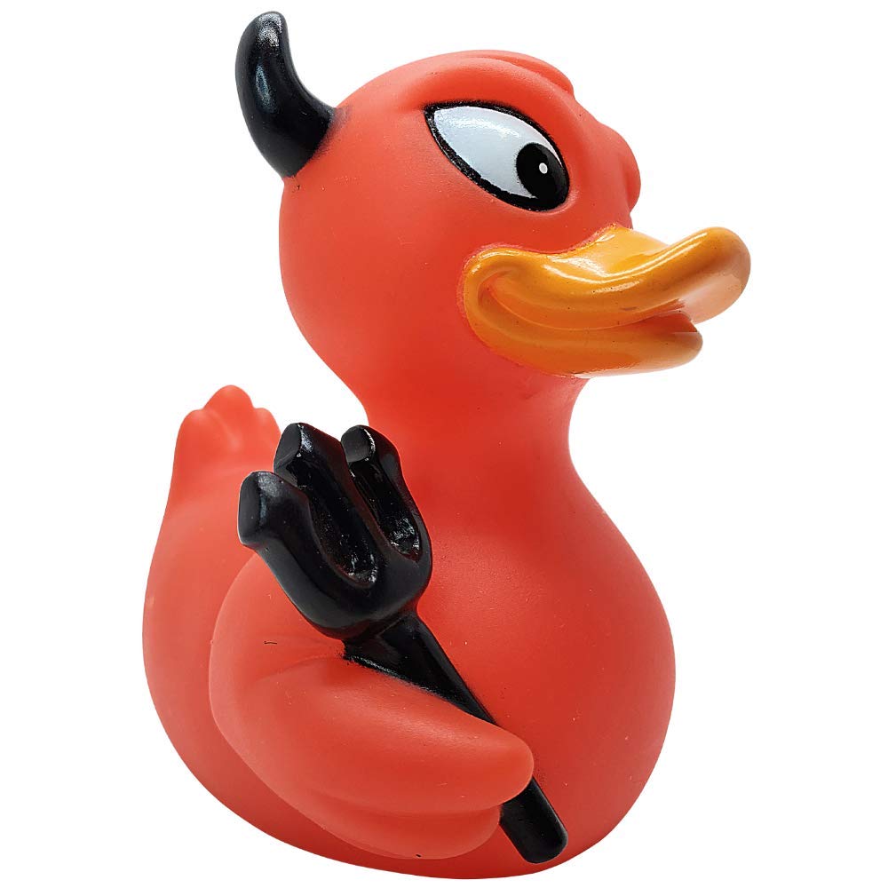 CelebriDucks Devil Duck Rubber Duck Bath Toy