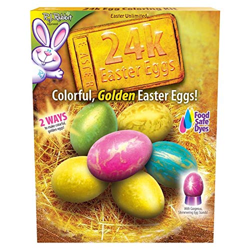 Easter Unlimited 24 Karat Easter Egg Coloring Kit, Multi