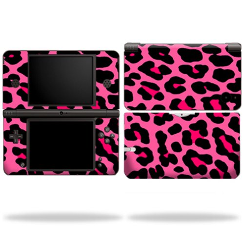 MightySkins Skin Compatible with Nintendo DSi XL wrap Sticker Skins Pink Leopard