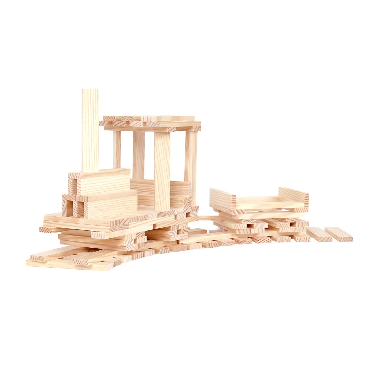 KAPLA Wooden Construction Set 100 Building Planks