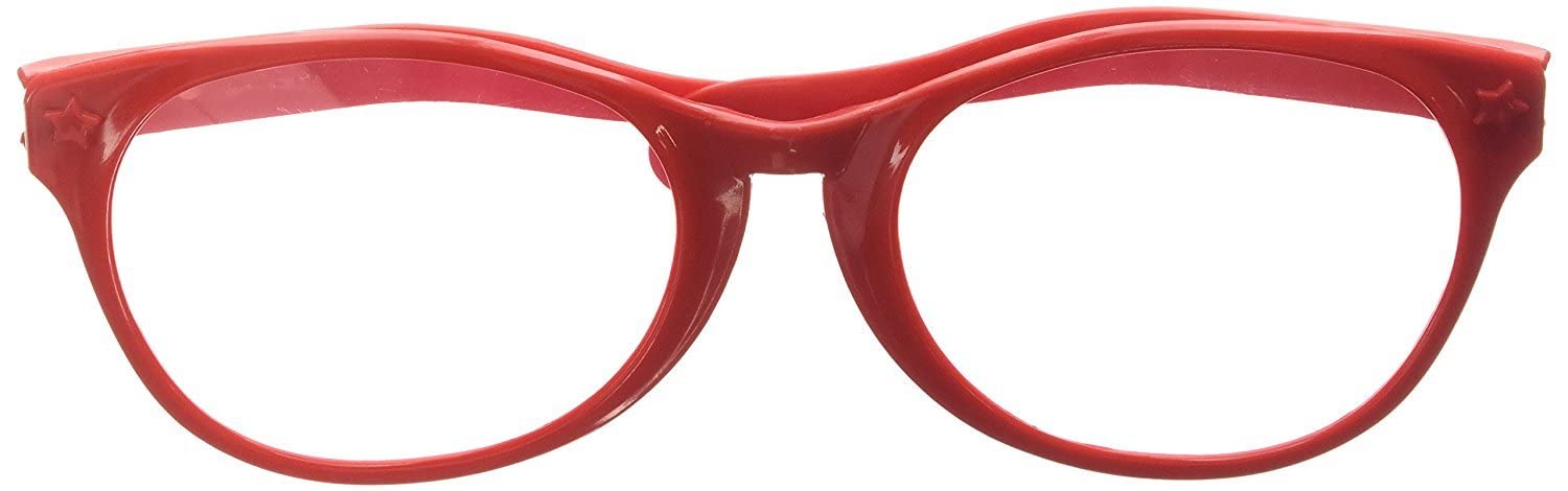 Amscan 259769.4 Red Jumbo Glasses, 1ct