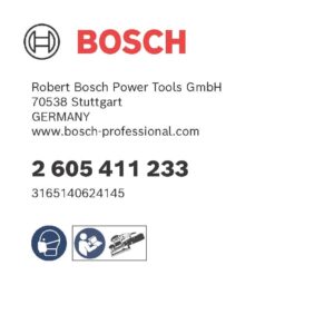 Bosch 2605411233 Dust Box and Filter for GEX 125-150 AVE Professional