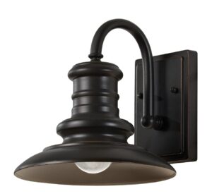 feiss lighting-redding station-small outdoor wall lantern aluminum approved for wet locations in period inspired style-9