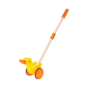 hape duck wooden push and pull toddler walking toy