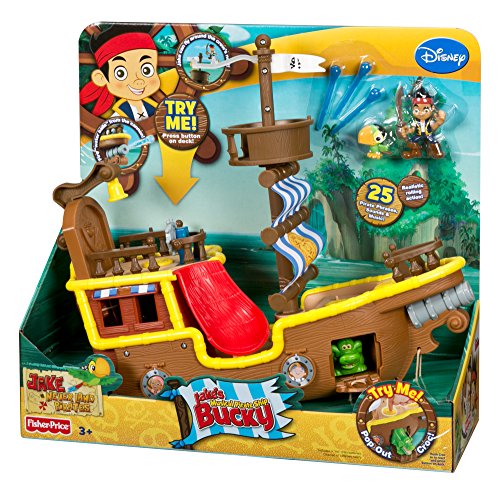 Fisher-Price Disney's Jake and The Never Land Pirates - Jake's Musical Pirate Ship Bucky [Amazon Exclusive]