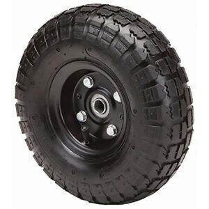 haul-master 10" pneumatic tire with black hub