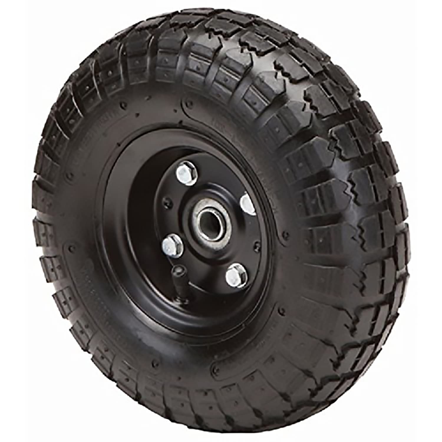 Haul-Master 10" Pneumatic Tire with Black Hub