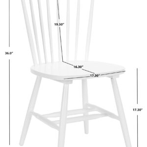 SAFAVIEH Parker Parkse Side Chair, 0, White