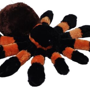 Wild Republic Tarantula Plush, Stuffed Animal, Plush Toy, Gifts for Kids, Cuddlekins 12 Inches, Black, Orange, Brown