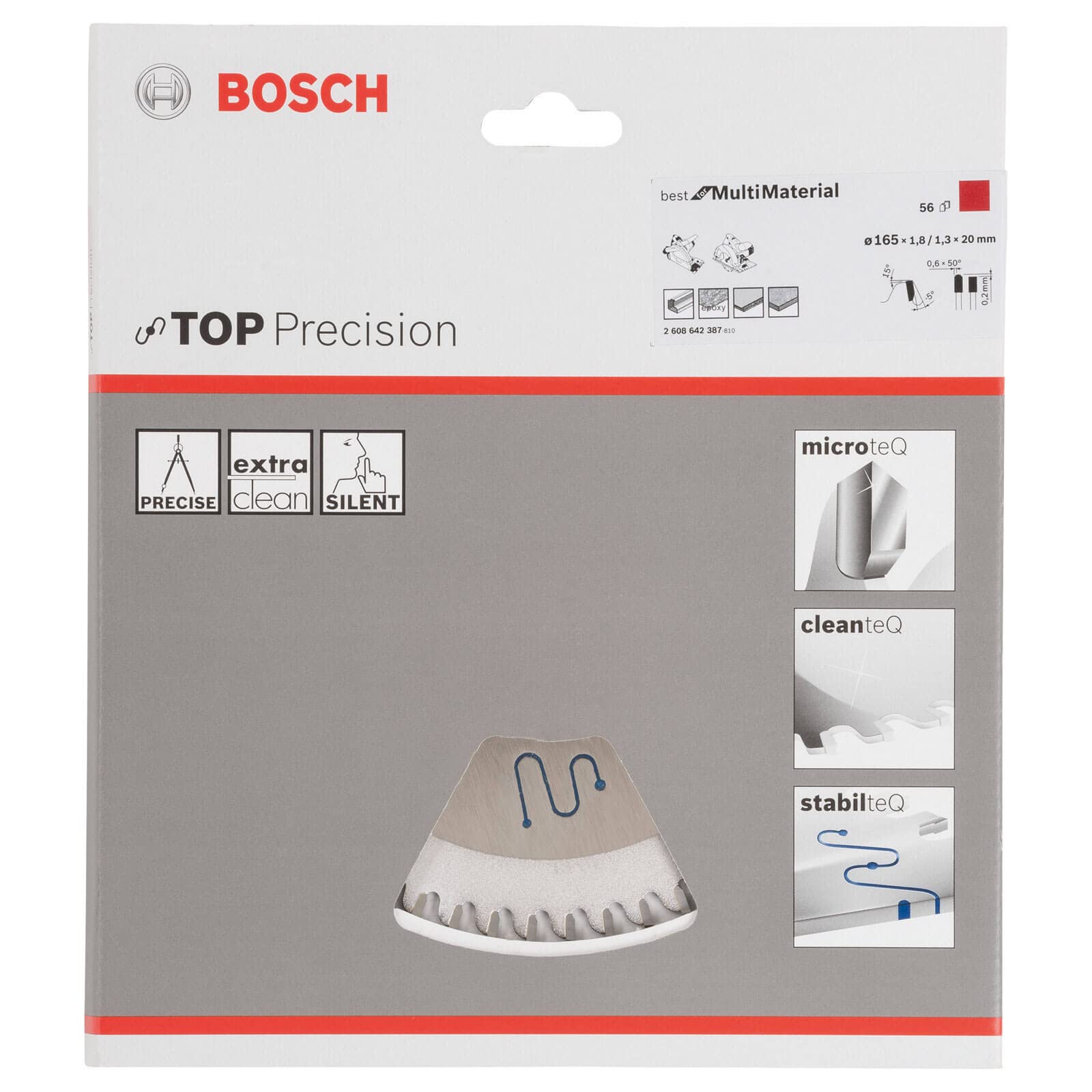 Bosch 2330014 Circular Saw Blade, Silver