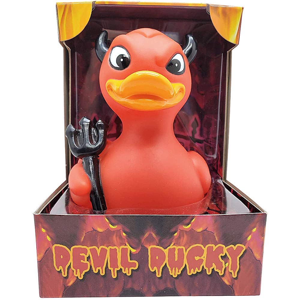 CelebriDucks Devil Duck Rubber Duck Bath Toy