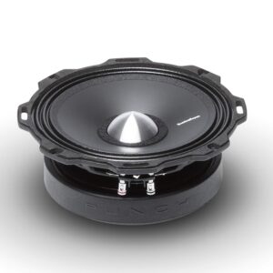 Rockford Fosgate PPS4-6 Punch Pro Single 6.5" Component 4-Ohm Midrange Speaker 100 Watts RMS / 200 Watts Peak - Black