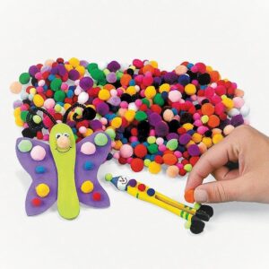 Tiny Pom Poms- 500 Pc - Crafts for Kids and Fun Home Activities