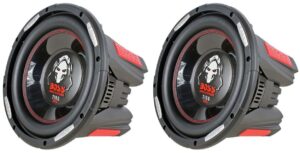 boss audio phantom p106dvc 10" 4200w dvc car subwoofers power subs pair