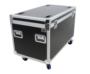 osp cases | ata road case | utility truck pack transport case | 45" rubber-lined cable trunk | heavy-duty casters | tp4524-30