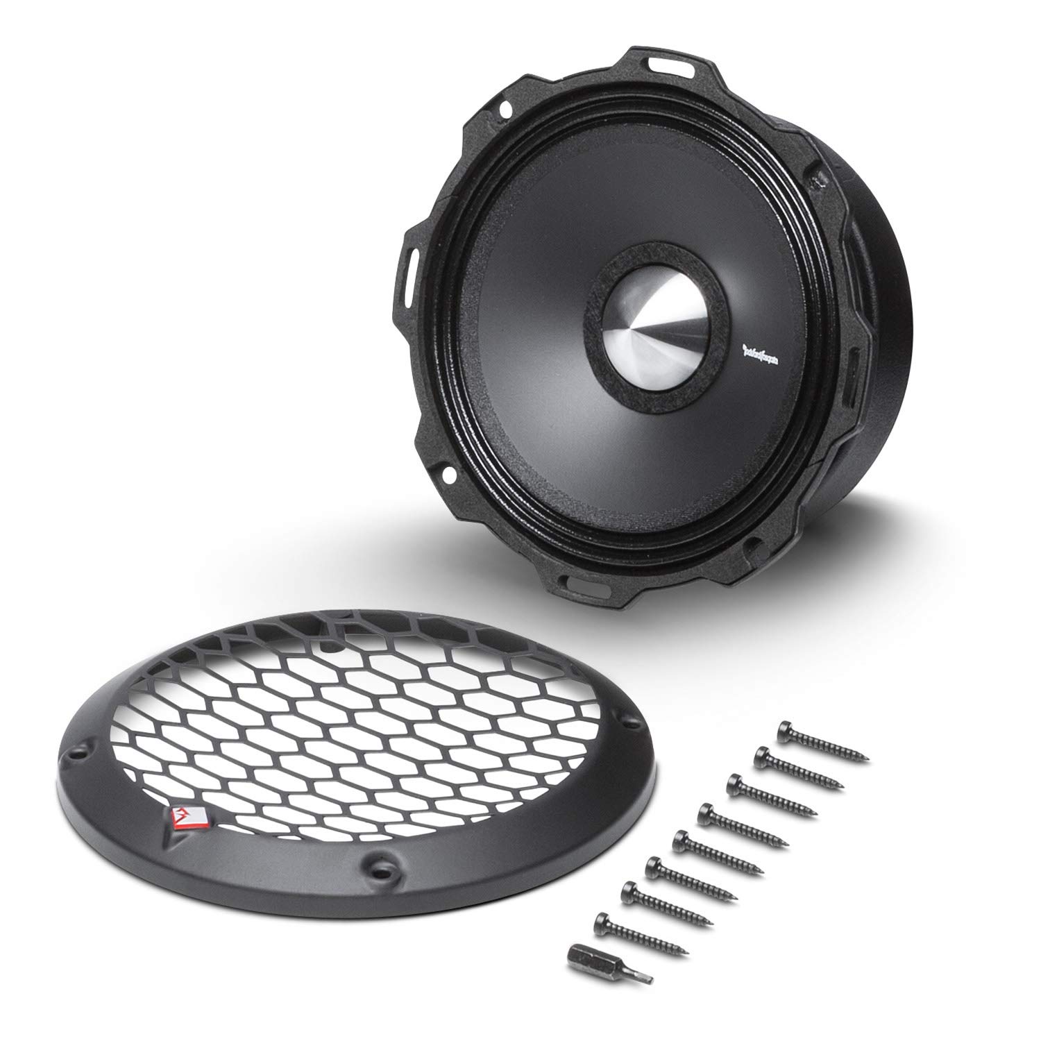 Rockford Fosgate PPS4-6 Punch Pro Single 6.5" Component 4-Ohm Midrange Speaker 100 Watts RMS / 200 Watts Peak - Black