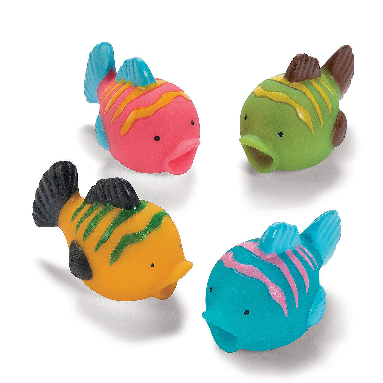 Fun Express Fish Squirt Toys, Bulk Set of 12 - Pool and Bath Toys and Party Favors - VBS Vacation Bible School Supplies/Decor