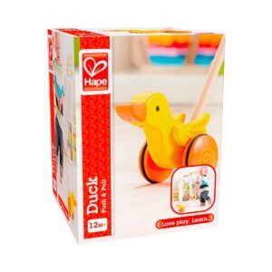 Hape Duck Wooden Push and Pull Toddler Walking Toy