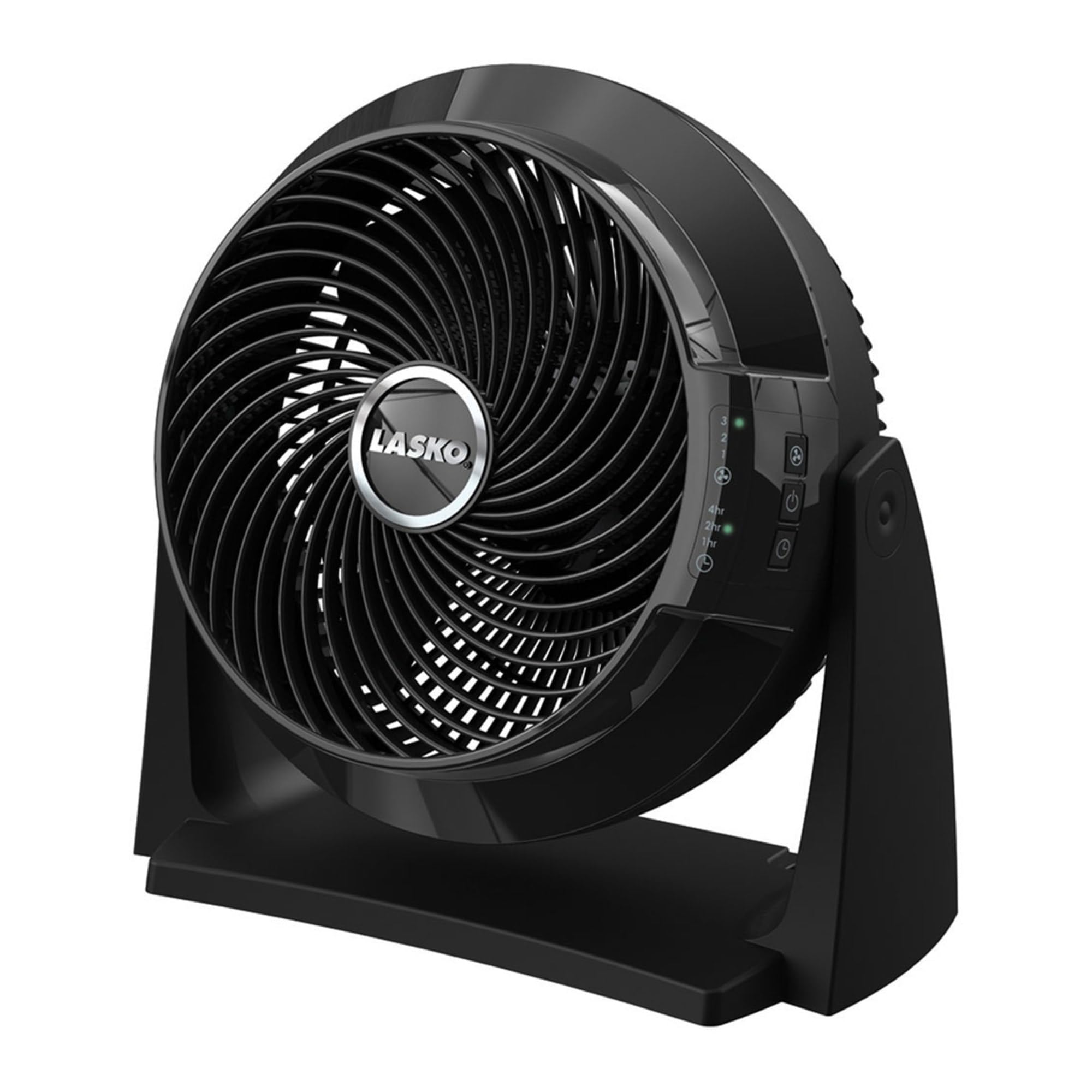 Lasko 3637 3-Speed Fan with Remote Control, Small, Black