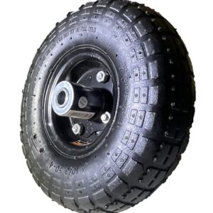 Haul-Master 10" Pneumatic Tire with Black Hub