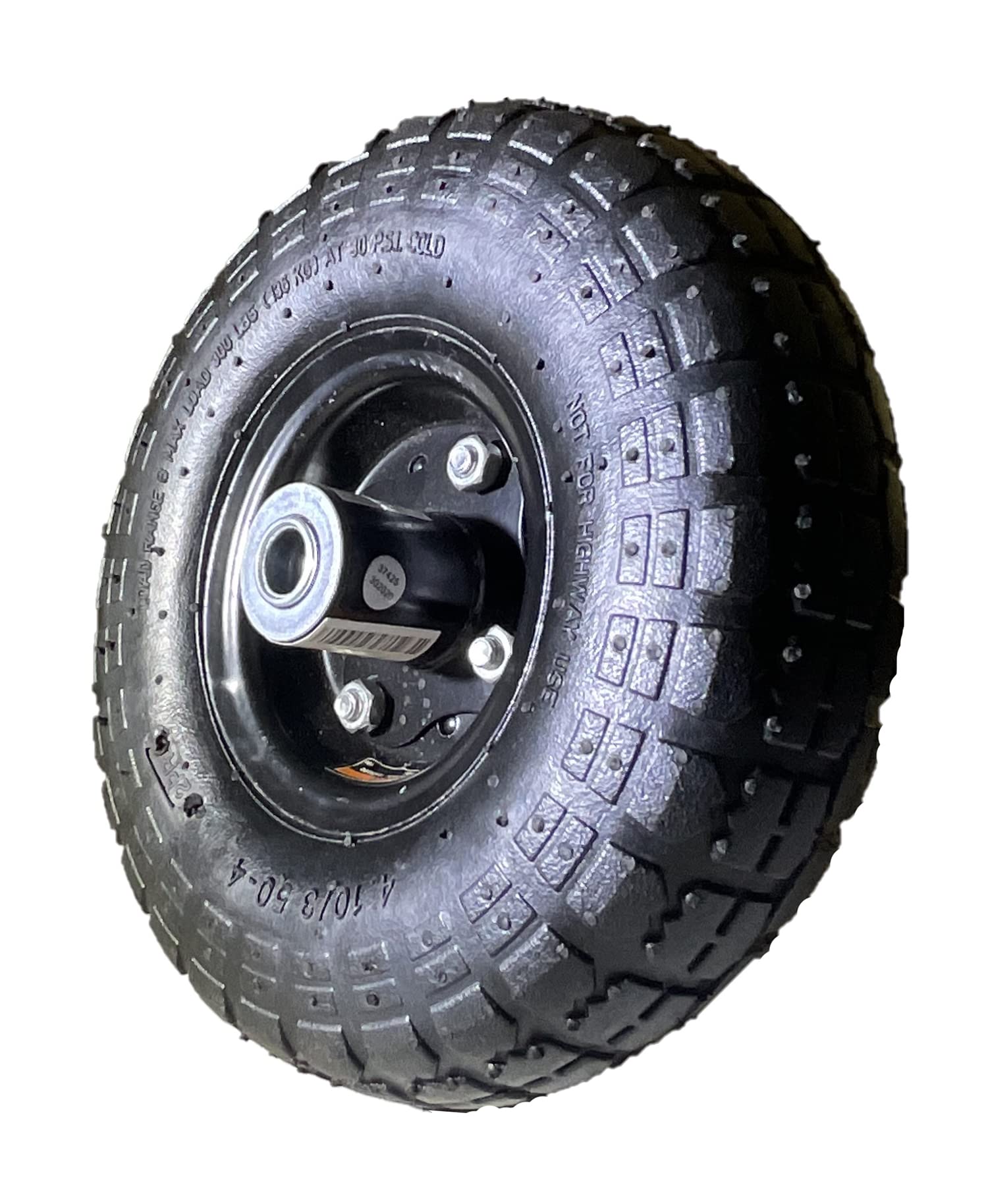 Haul-Master 10" Pneumatic Tire with Black Hub