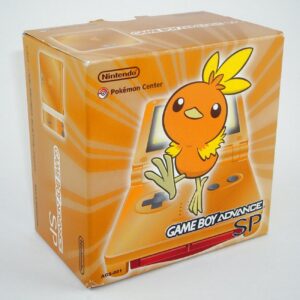 gameboy advance sp torchic orange