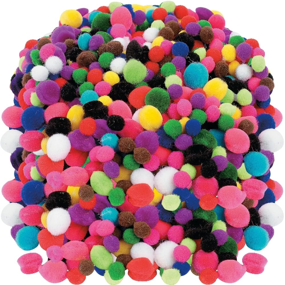 Tiny Pom Poms- 500 Pc - Crafts for Kids and Fun Home Activities