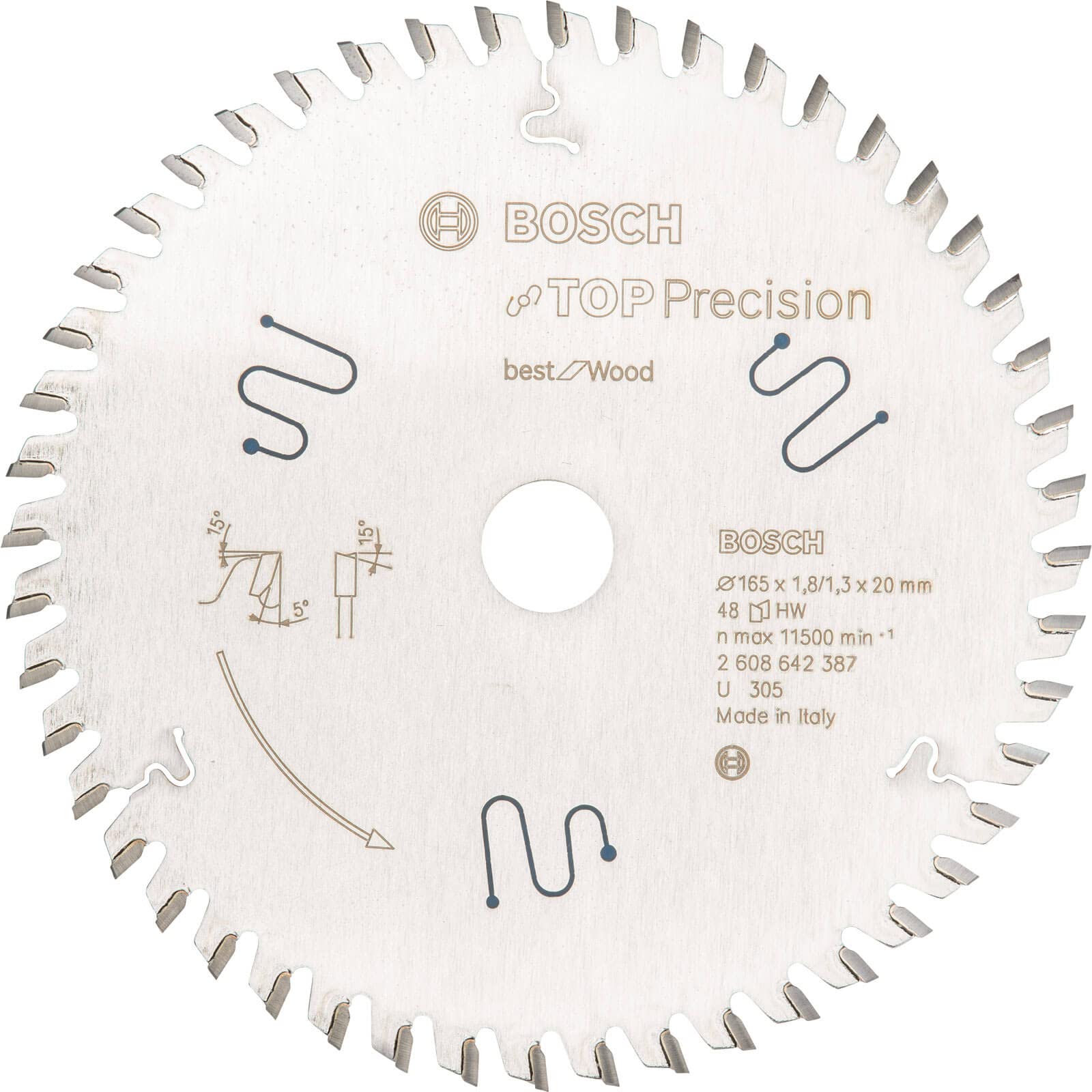 Bosch 2330014 Circular Saw Blade, Silver