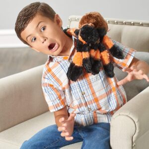 Wild Republic Tarantula Plush, Stuffed Animal, Plush Toy, Gifts for Kids, Cuddlekins 12 Inches, Black, Orange, Brown