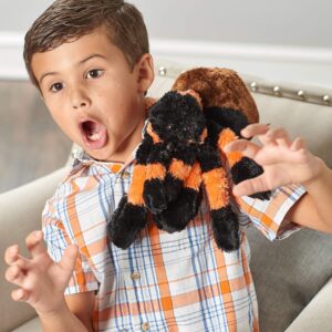 Wild Republic Tarantula Plush, Stuffed Animal, Plush Toy, Gifts for Kids, Cuddlekins 12 Inches, Black, Orange, Brown