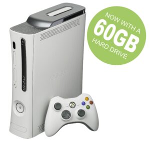 microsoft xbox 360 go pro console bundle (original & rare white jasper)