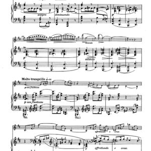 Violin Sonata No.1, Op.21 by Nikolay Medtner - Complete Score, All Movements (Student Facsimile)