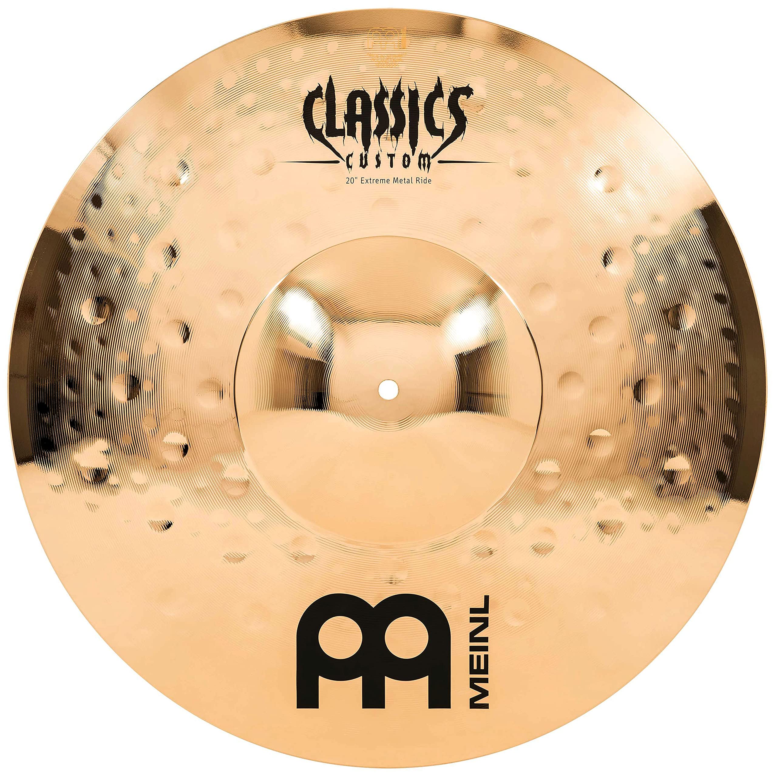 Meinl 20" Ride Cymbal - Classics Custom Extreme Metal - Made in Germany, 2-YEAR WARRANTY (CC20EMR-B)