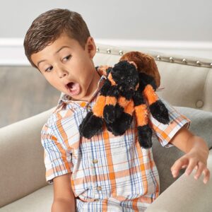 Wild Republic Tarantula Plush, Stuffed Animal, Plush Toy, Gifts for Kids, Cuddlekins 12 Inches, Black, Orange, Brown