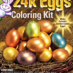 Easter Unlimited 24 Karat Easter Egg Coloring Kit, Multi