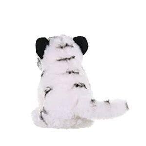 Wild Republic White Tiger Plush, Stuffed Animal, Plush Toy, Gifts for Kids, Cuddlekins 8 Inches,Multicolor