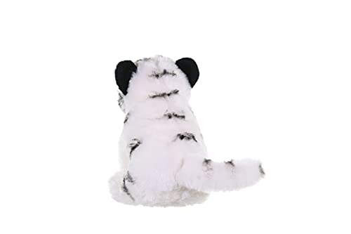 Wild Republic White Tiger Plush, Stuffed Animal, Plush Toy, Gifts for Kids, Cuddlekins 8 Inches,Multicolor